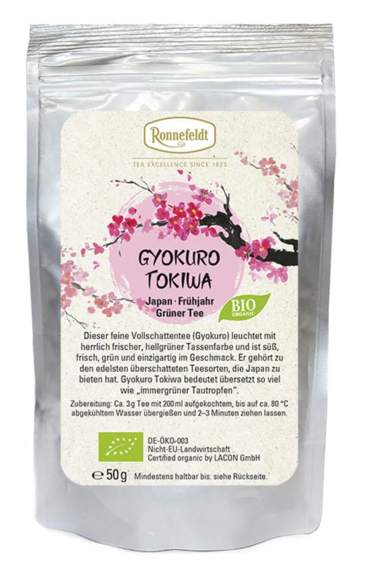 Gyokuro Tokiwa Bio grüner Tee aus Japan 50g – Ronnefeldt