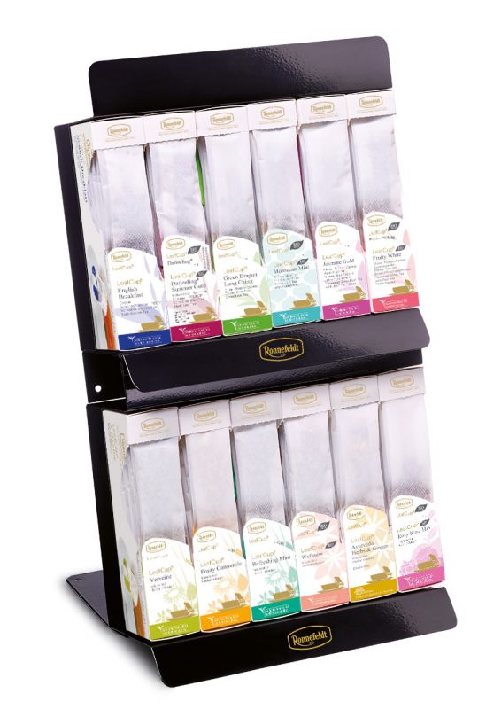 LeafCup® Bar Display Black – with add- on module – Ronnefeldt